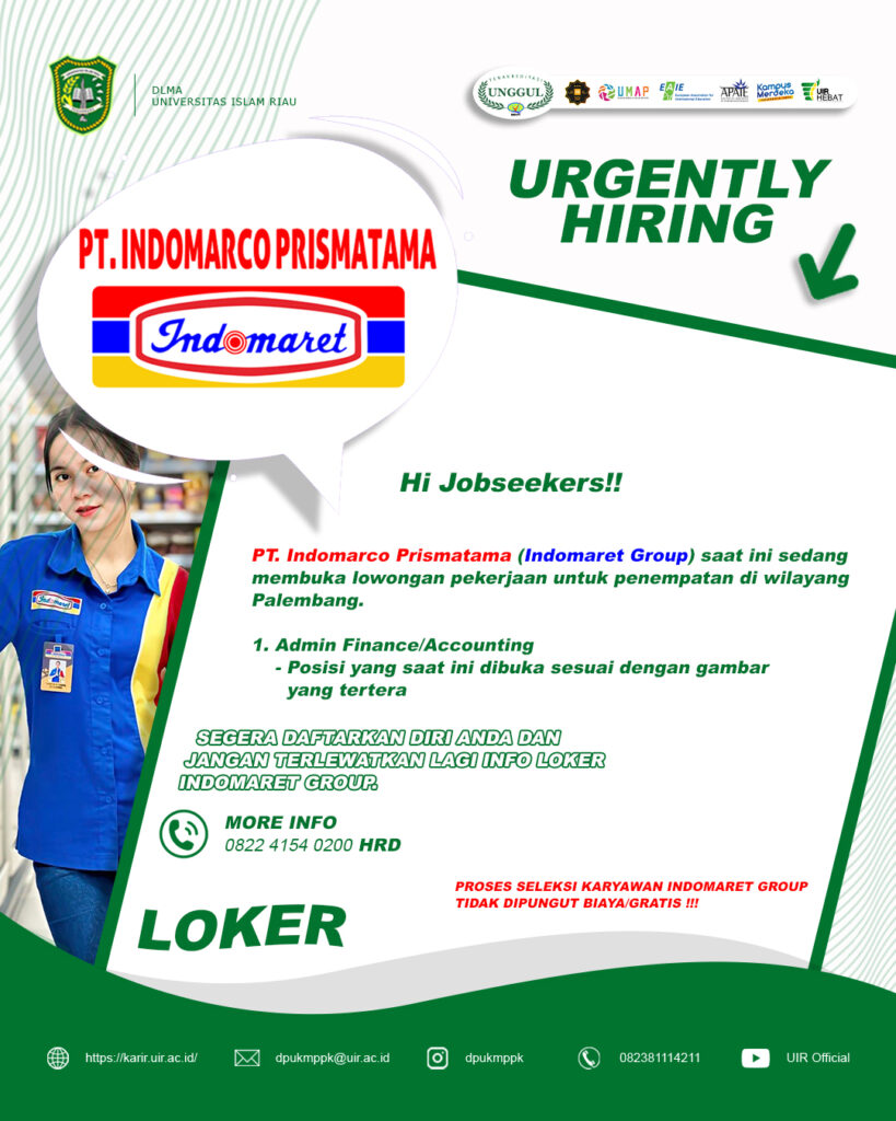 PT. INDOMARCO PRISMATAMA (INDOMARET GROUP) - Pusat Karir